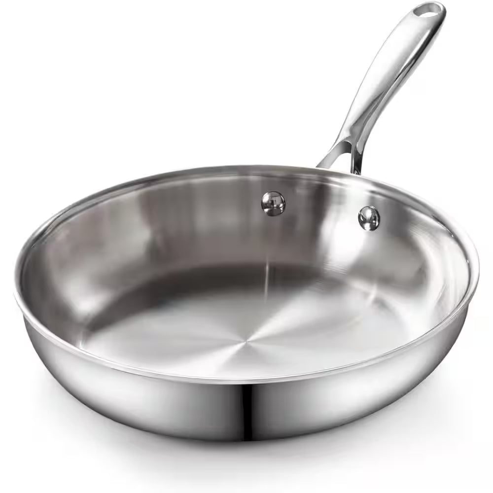 Multi-Ply Clad 8 In. Stainless Steel Frying Pan – Nest Home Essentials